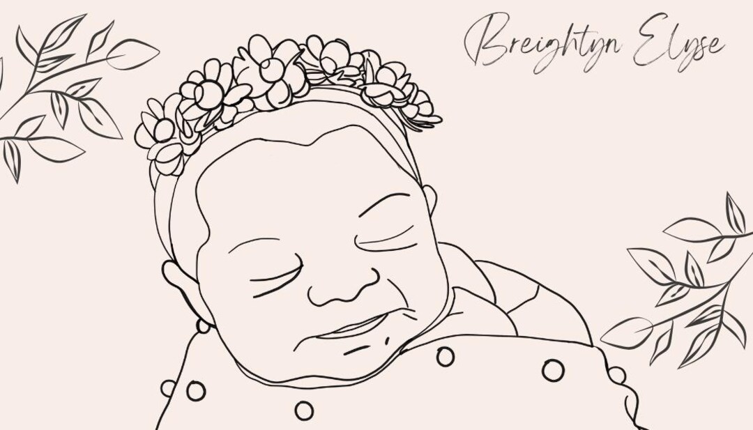 Digital Photo Drawings. Personalized Art. Faceless Digital Art ...