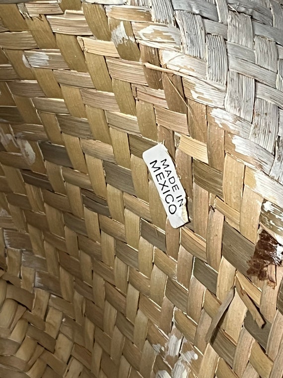 Vintage Woven Straw Cowboy Hat/Mexican - Gem