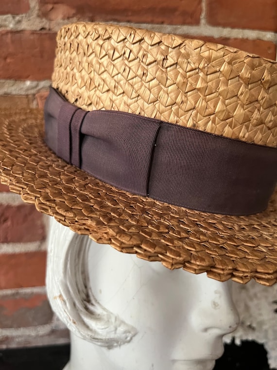 1900 Seamont Straw Boater - Gem