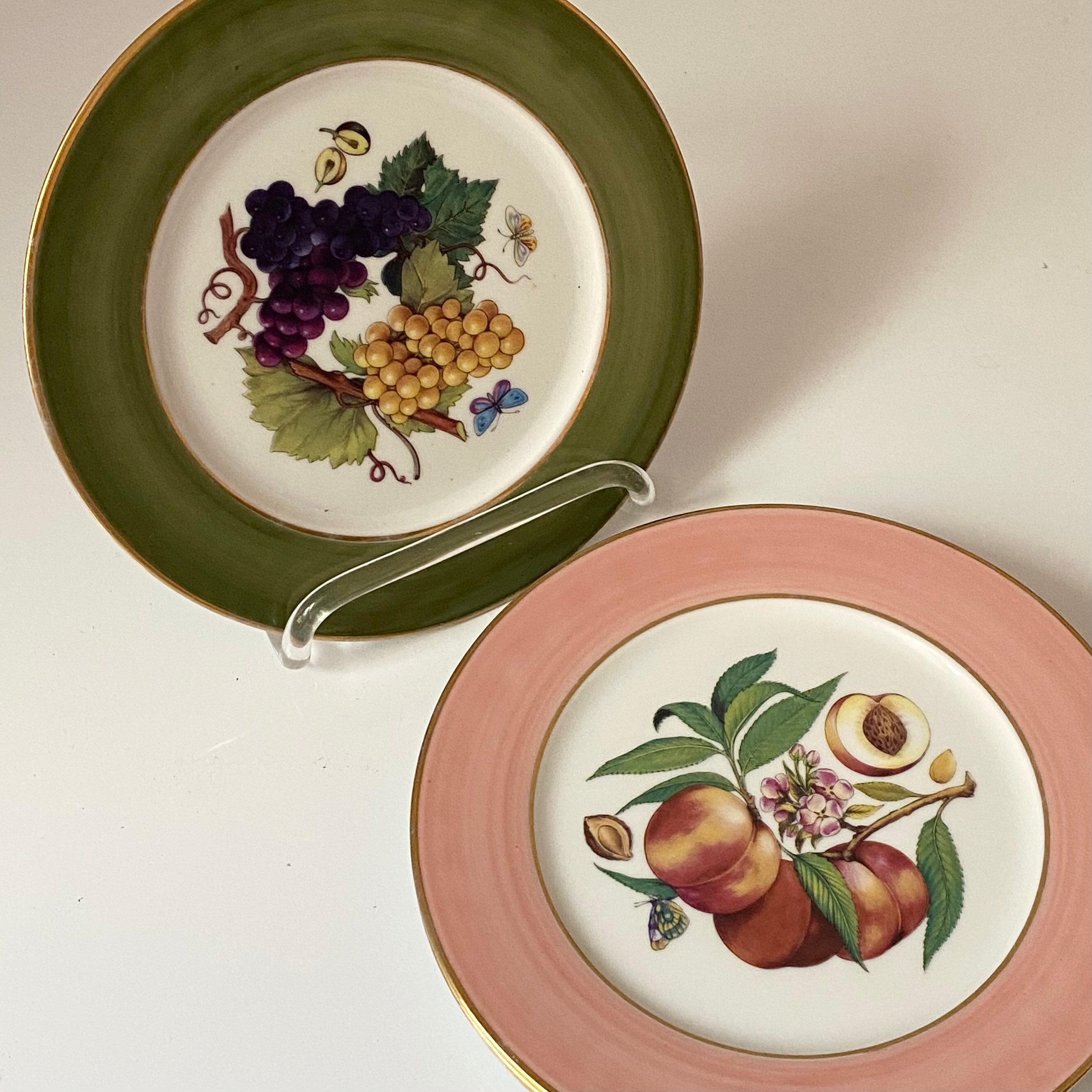 Set of Italian Fruit Decorated Plates - Etsy