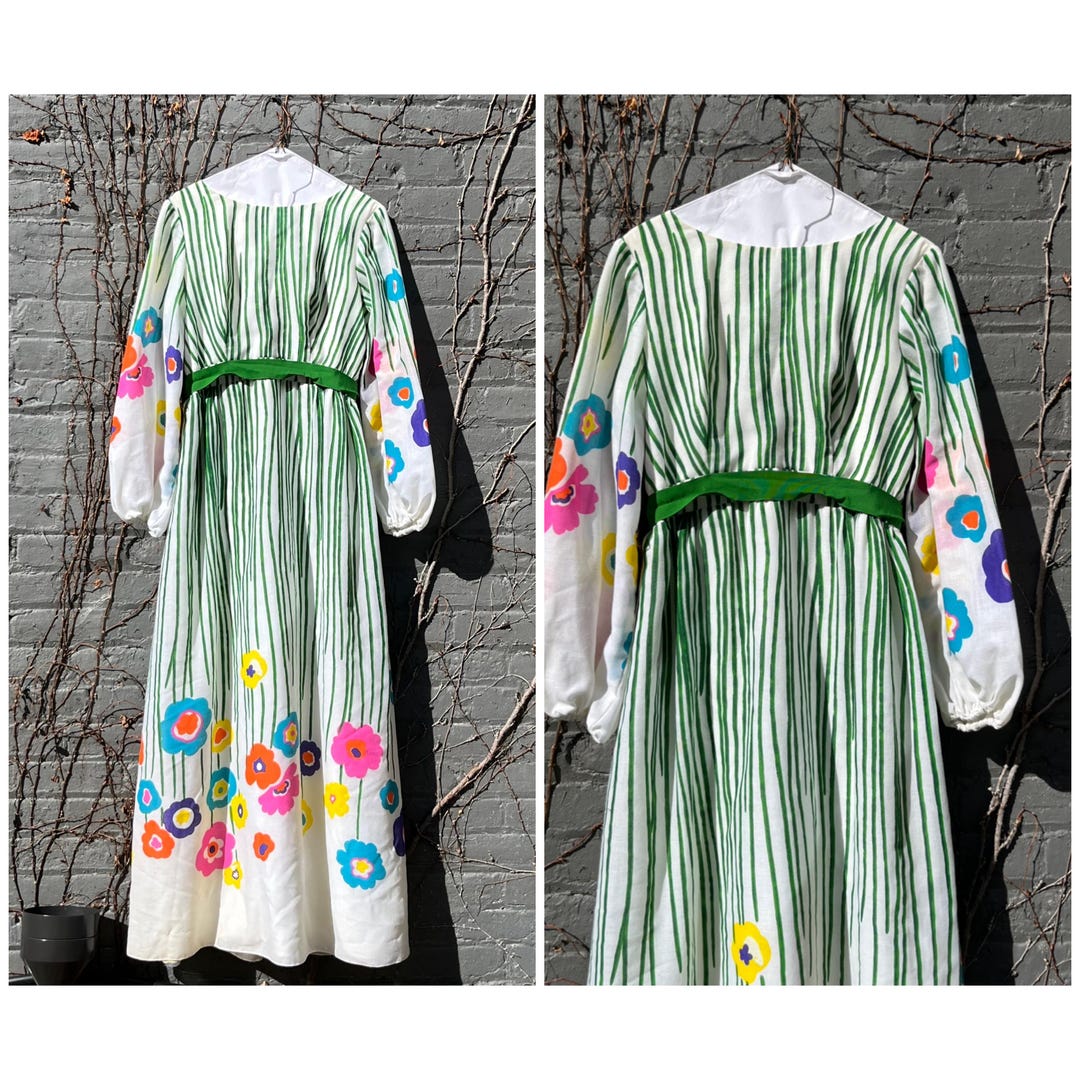 1960s Mod Maxi Dress - Etsy