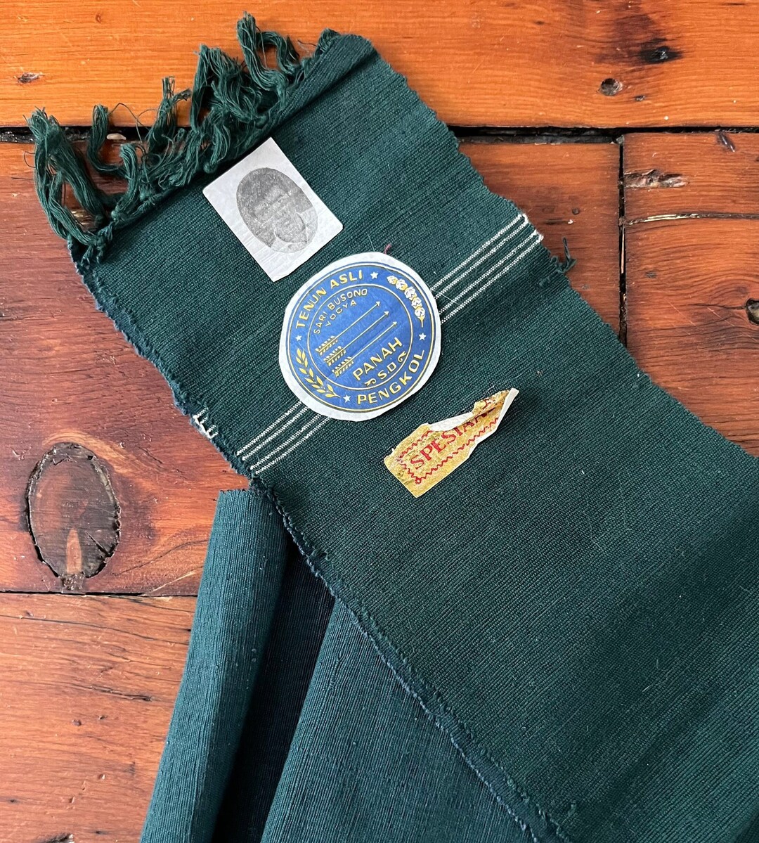 Vintage Indonesian Traditional Woven Cotton Sash Belt/tenun Asli ...