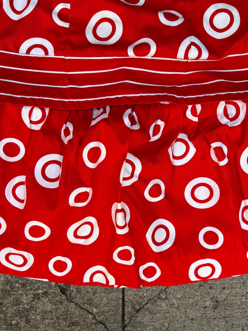 Vintage 70s Trissi Target Circle Top and Skirt - Etsy