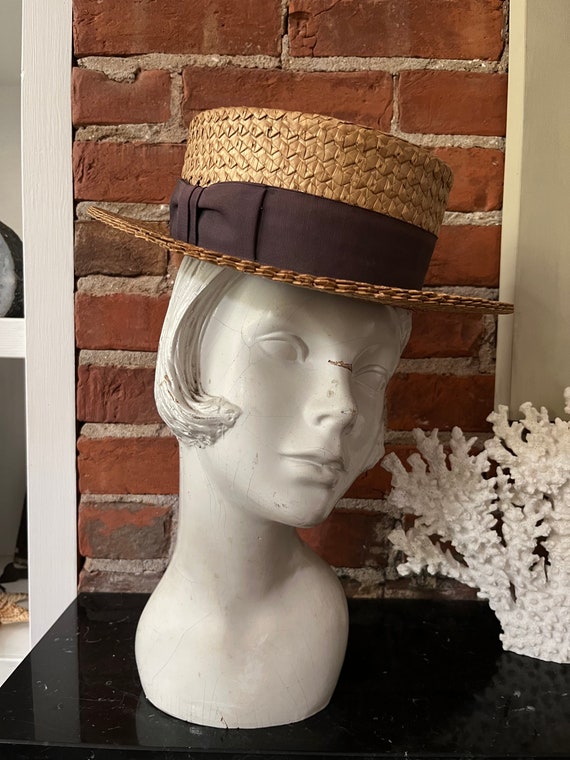 1900 Seamont Straw Boater - Gem