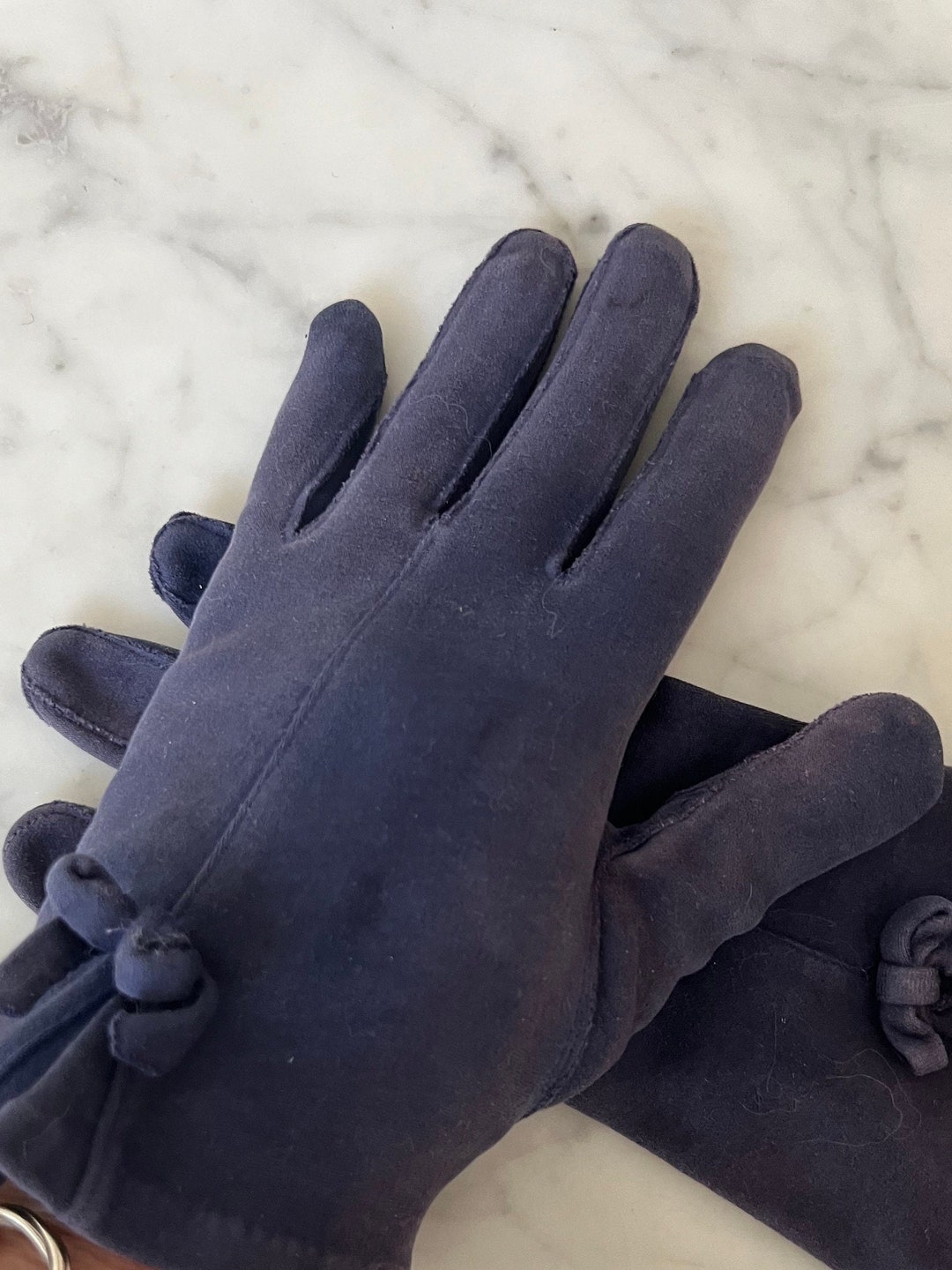 Vintage Japanese Selecta Faded Violet Cotton Gloves/mod/prom - Etsy