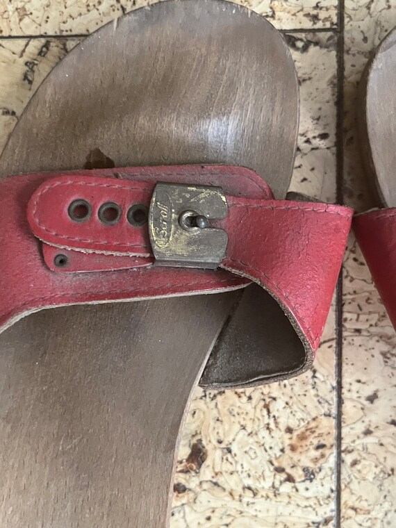 1970s Dr. Scholl’s Exercise Sandals/Size 6 - Gem
