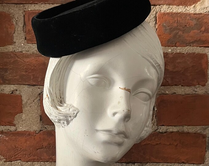 1950s Black Velvet Topper - Etsy