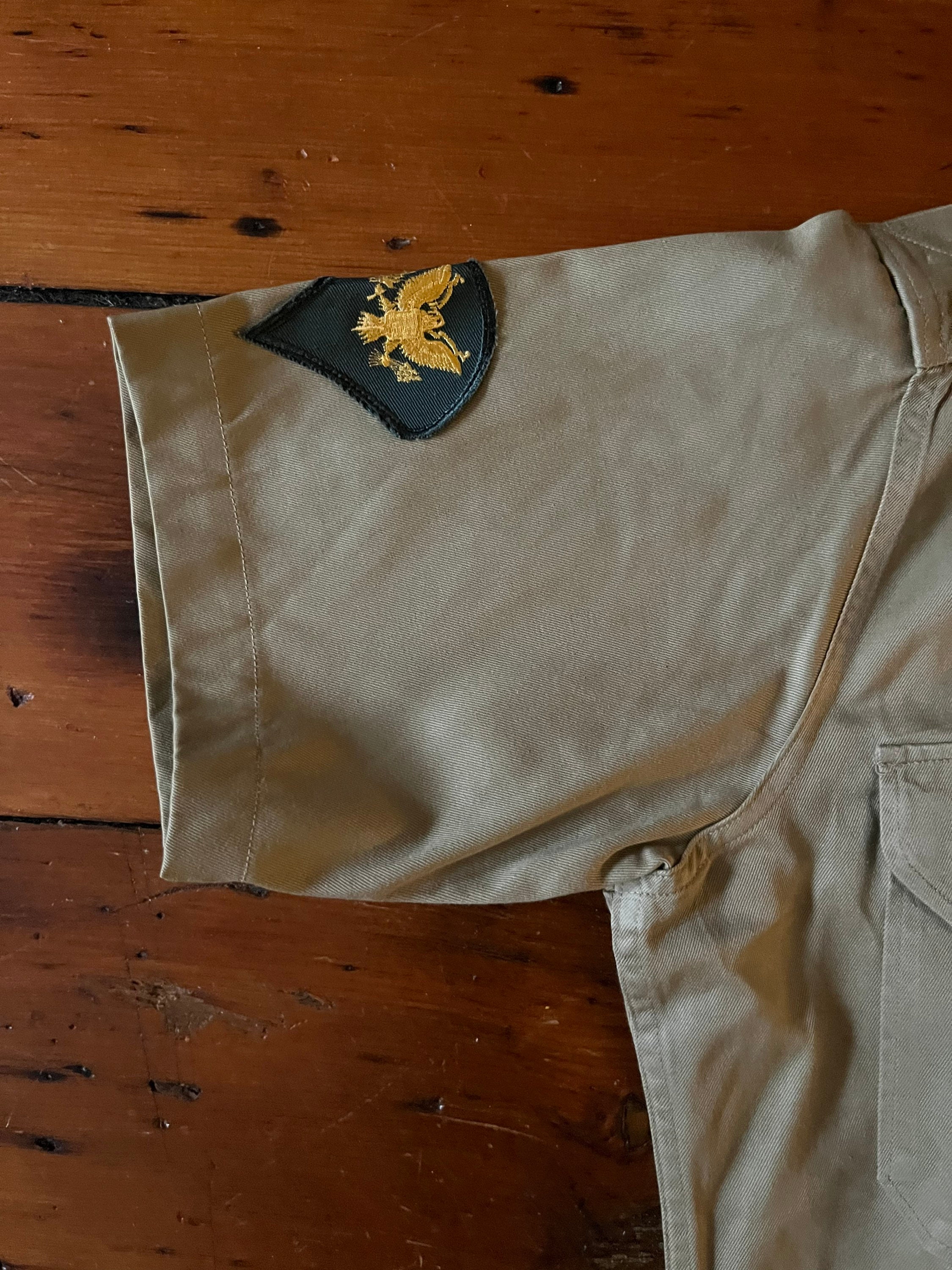 1950s 1960s Army Issue Khaki Shirt/u.s. Military - Etsy 1950s 1960s Army Issue Khaki Shirt/u.s. Military - Etsy