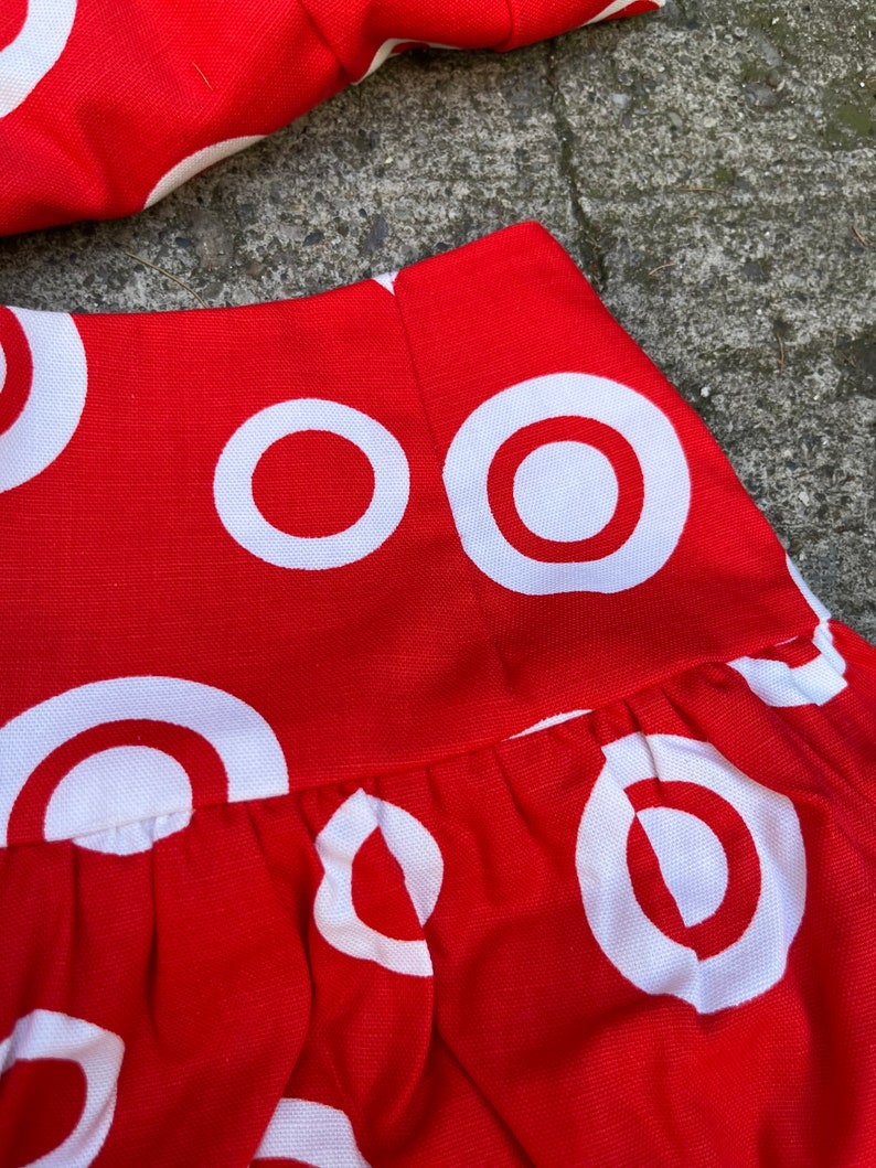 Vintage 70s Trissi Target Circle Top and Skirt - Etsy