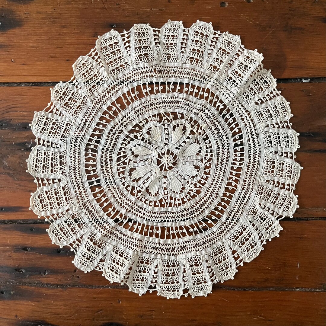 Antique Bobbin Lace Tape Lace Textile - Etsy