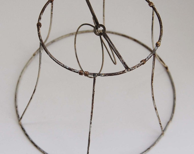 Vintage WIRE LAMPSHADE FORM - Etsy