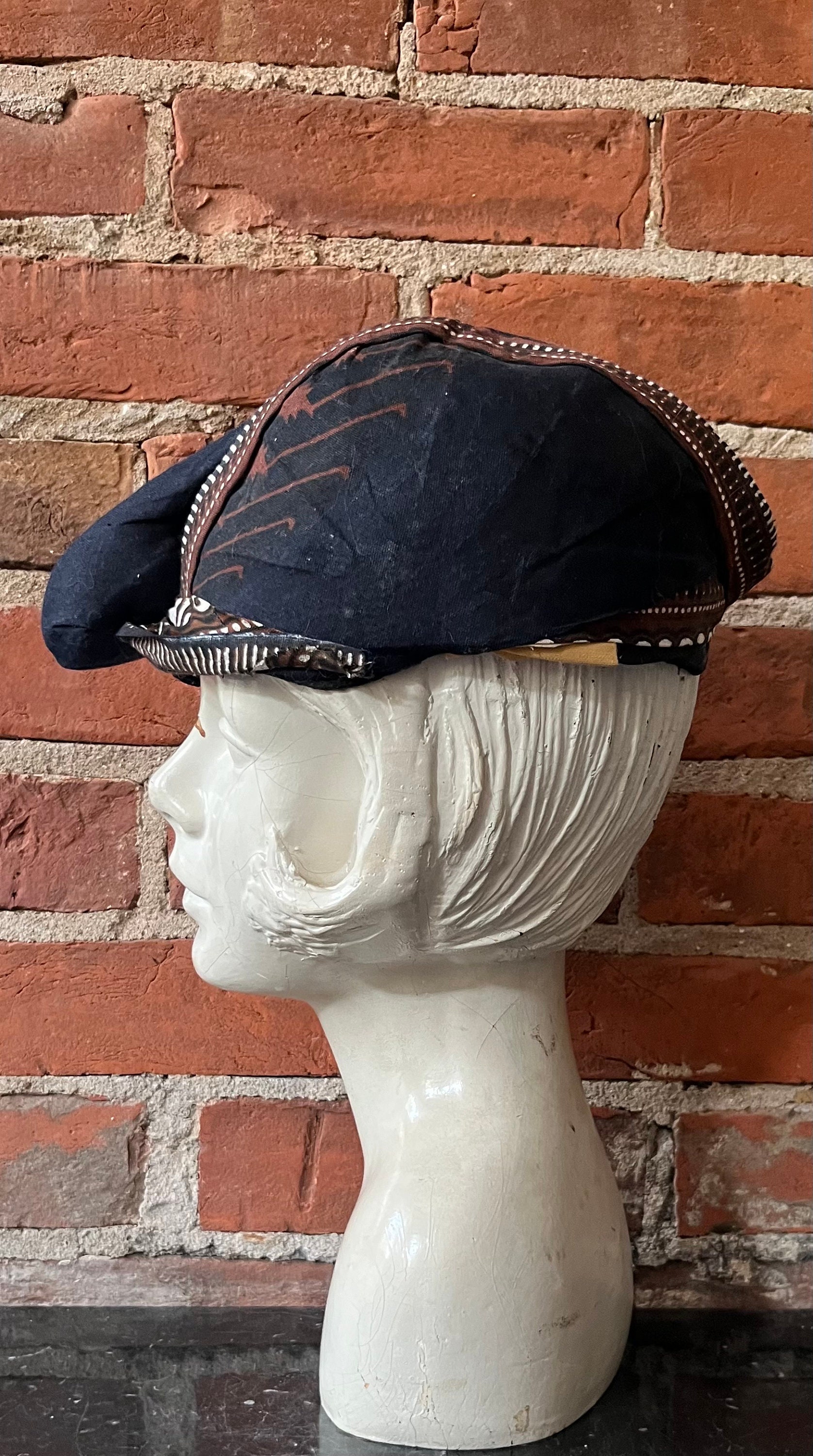 Vintage Thai Cotton Batik Cap - Etsy