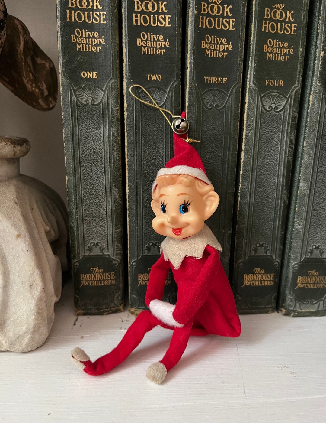 Vintage Japanese Felt Knee Hugging Elf - Etsy
