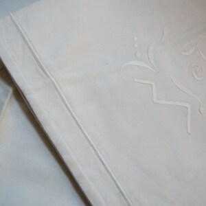Pair of Art Deco Embroidered Cotton Shams - Etsy