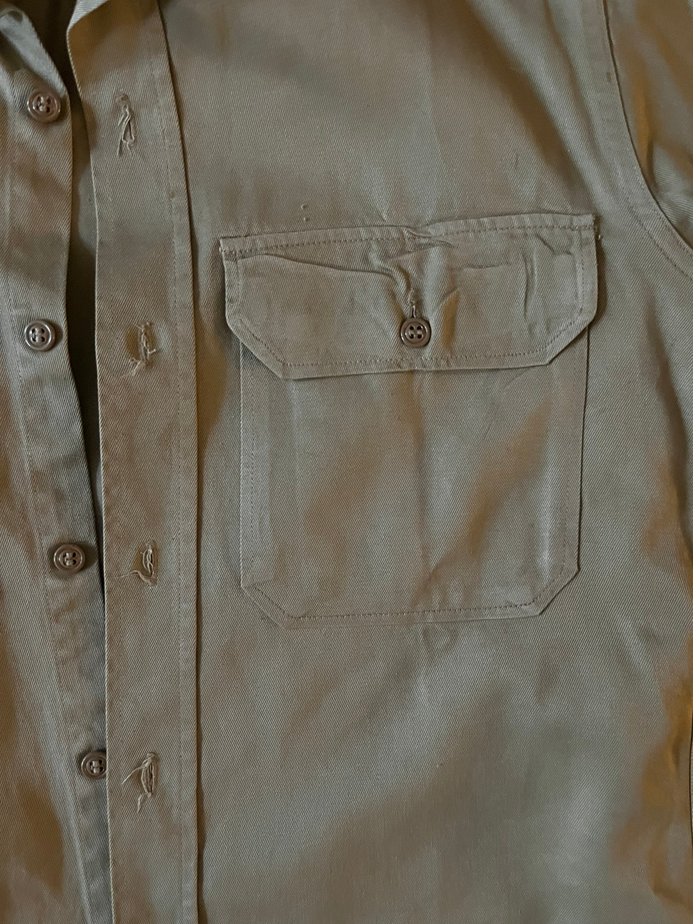 1950s 1960s Army Issue Khaki Shirt/u.s. Military - Etsy 1950s 1960s Army Issue Khaki Shirt/u.s. Military - Etsy