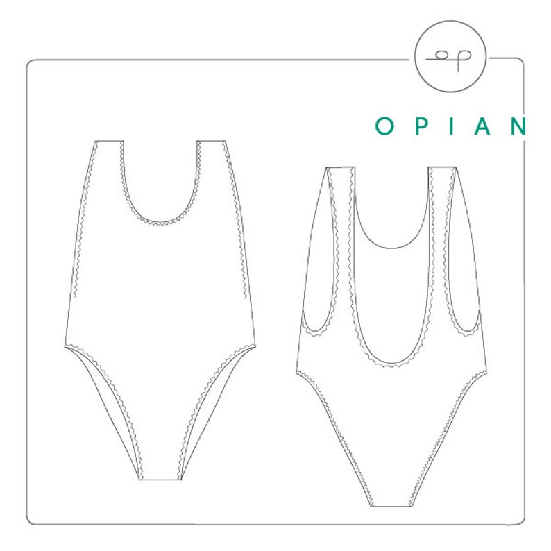 PDF Sewing Pattern and DIY Tutorial of the Säntis High Leg One Piece ...