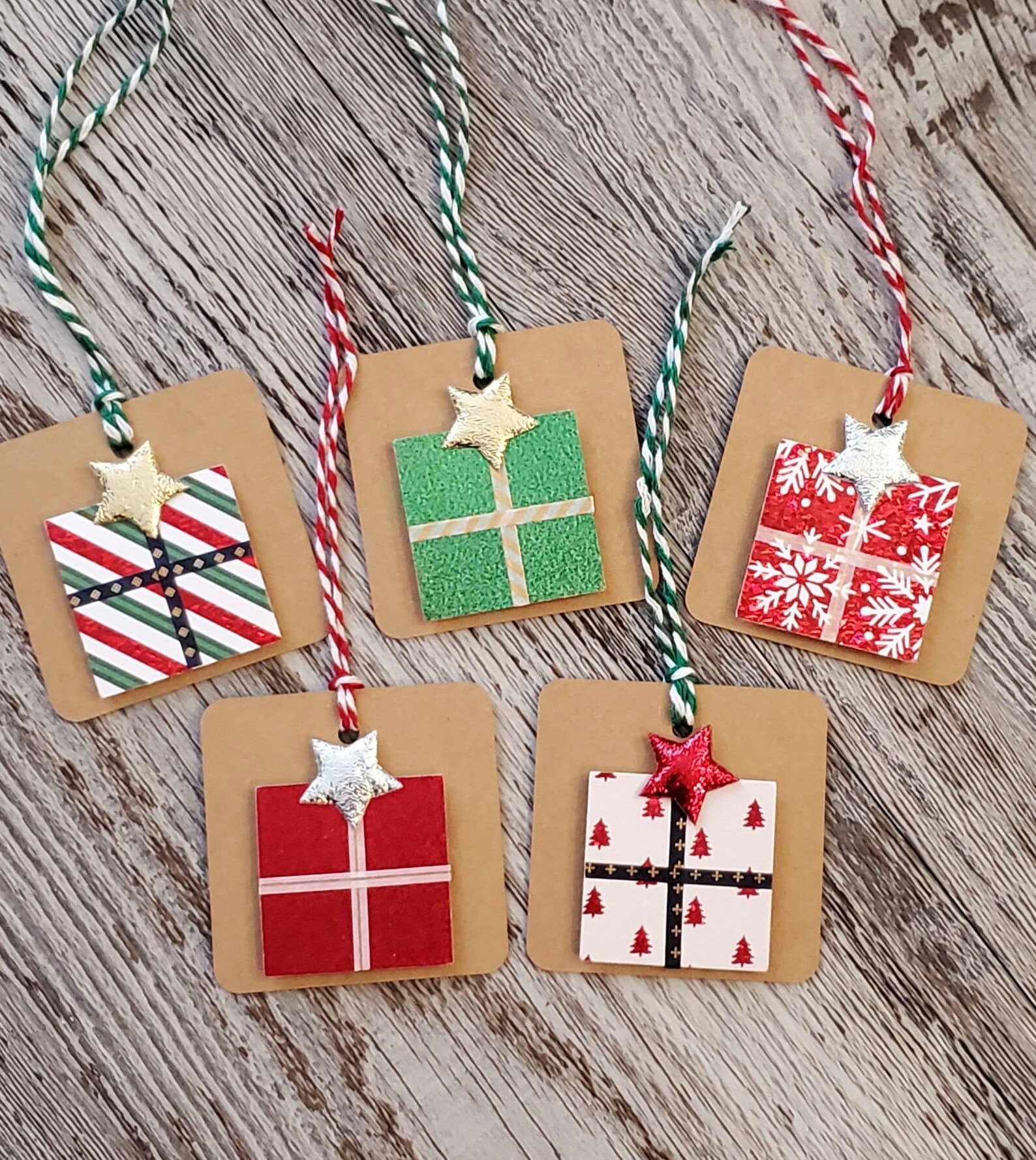 Handmade Present Gift Tags: Christmas Mix 2, Christmas Presents With ...