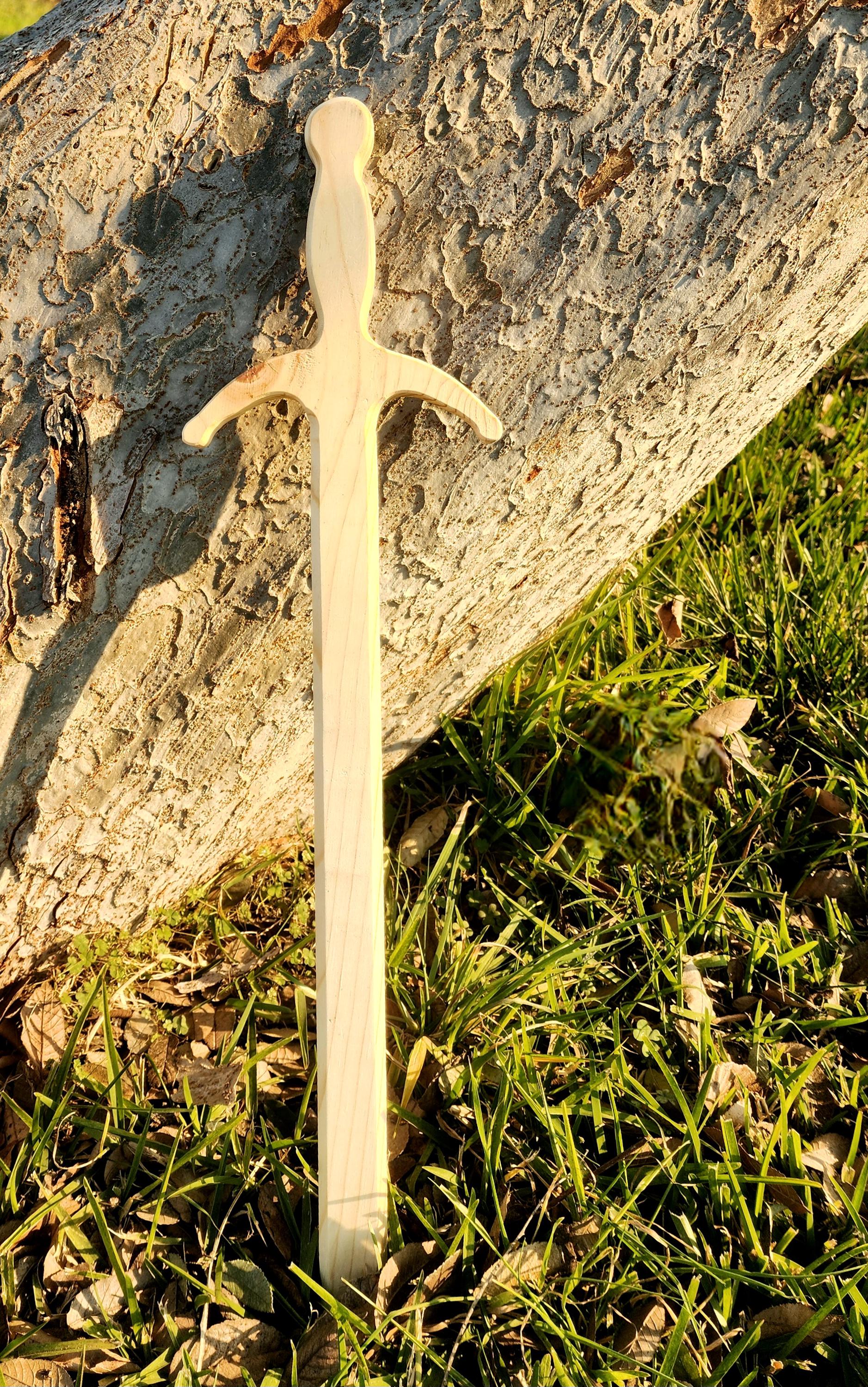 Basic Wooden Sword - Etsy