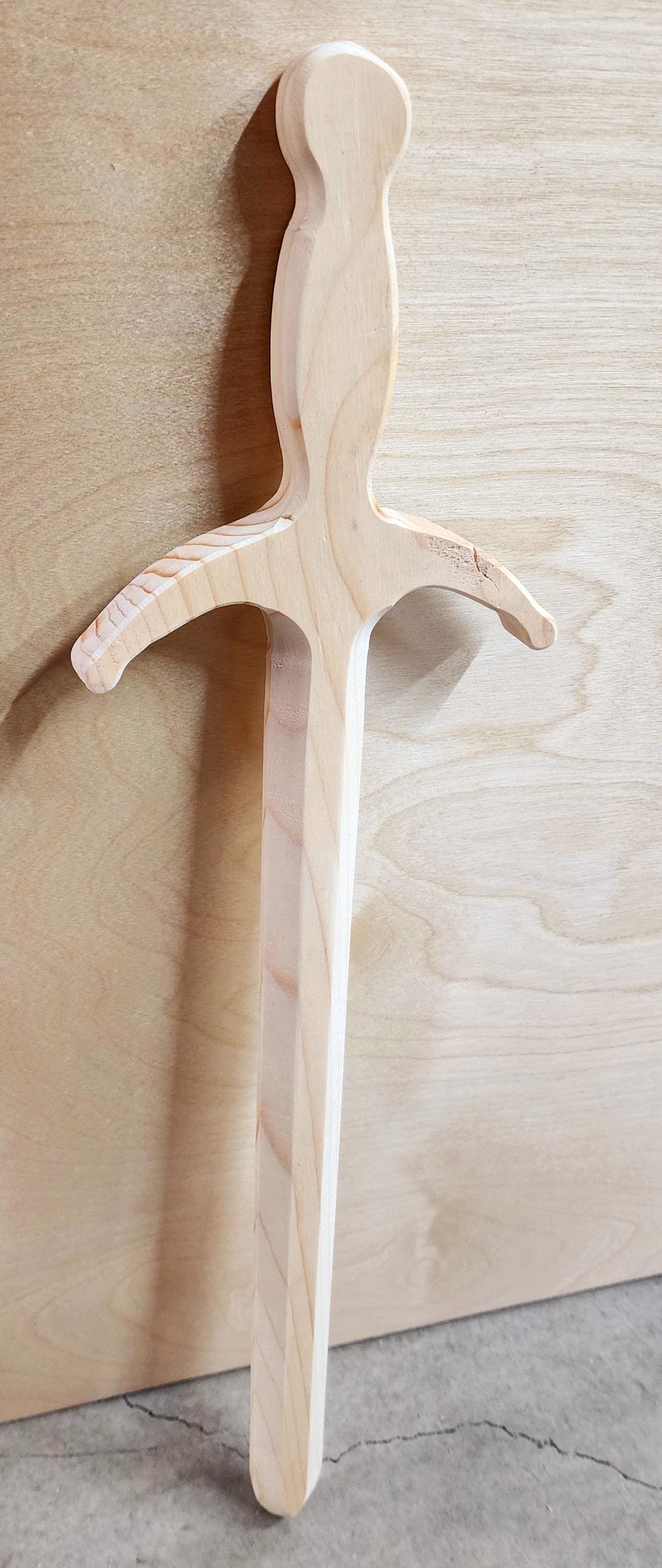 Basic Wooden Sword - Etsy