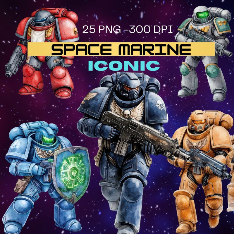 Space Marine Stl - Etsy