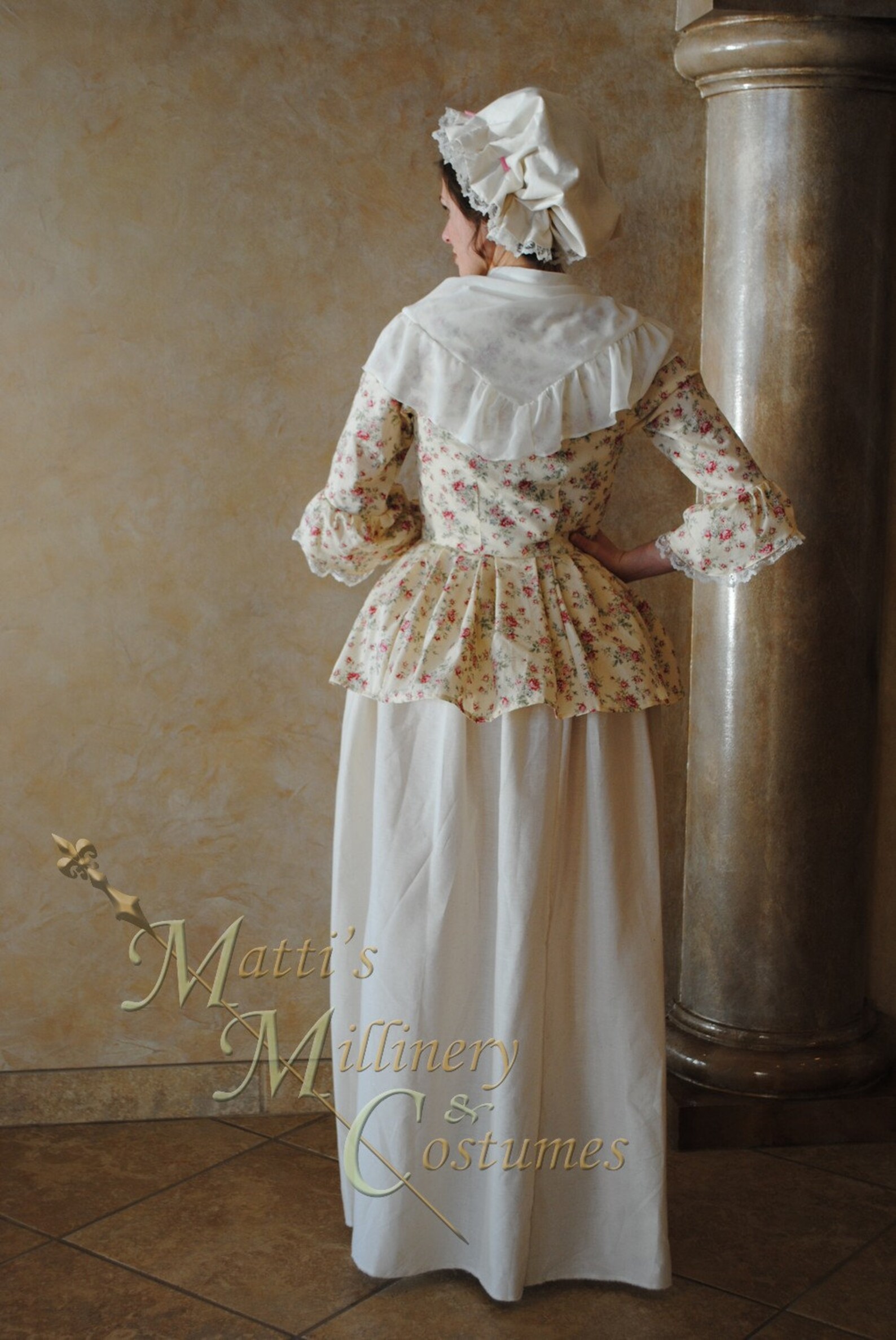 Colonial 18th Century Abigail Adams Dress Gown late 1700s Day | Etsy