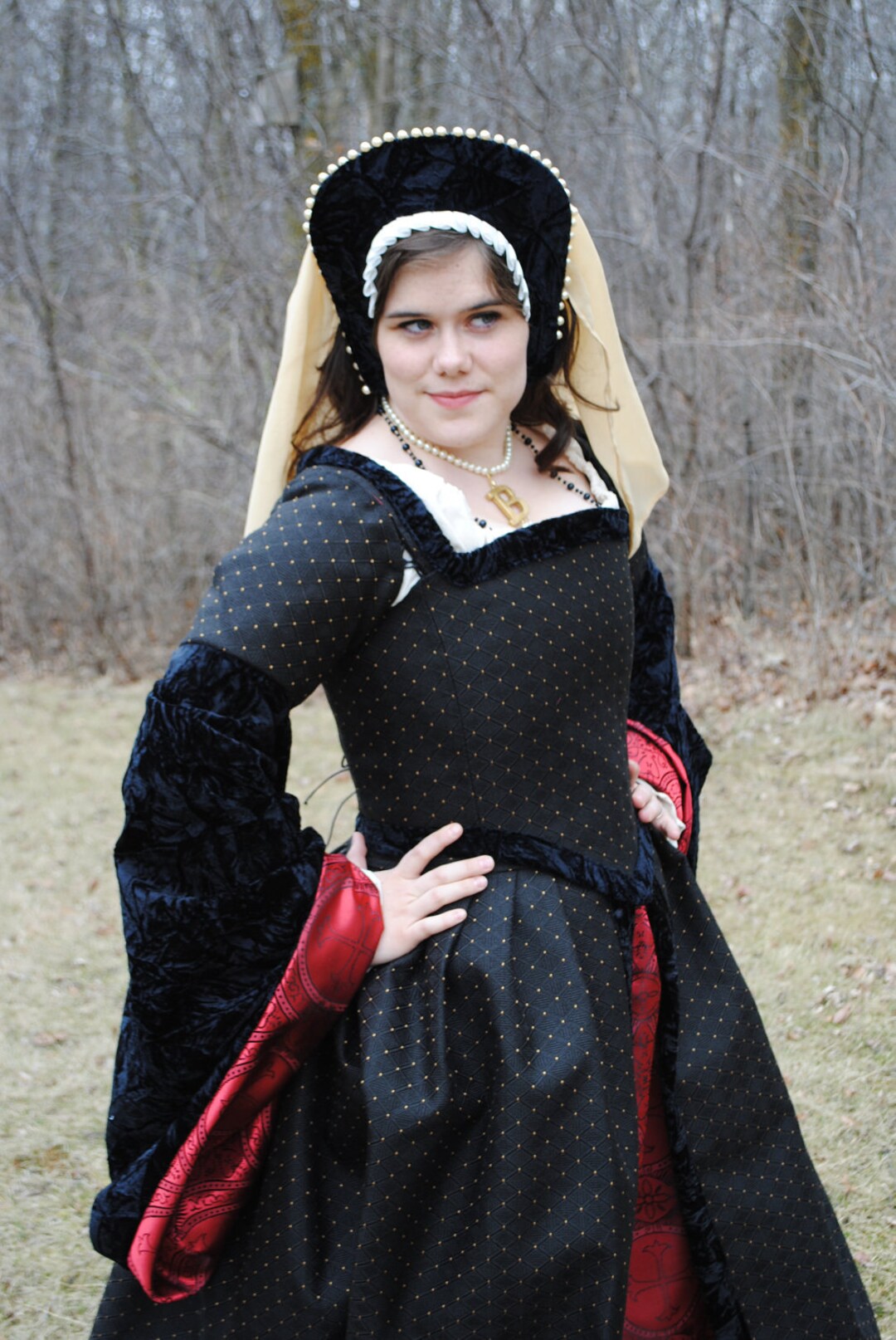 Renaissance Faire Festival Princess Lady Anne Boleyn Court Tudor Dress ...