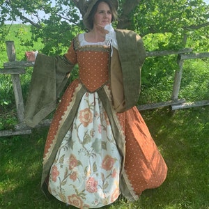 NEW Autumn Tudor Court Mid 1500s Princess Royalty Renaissance Faire ...