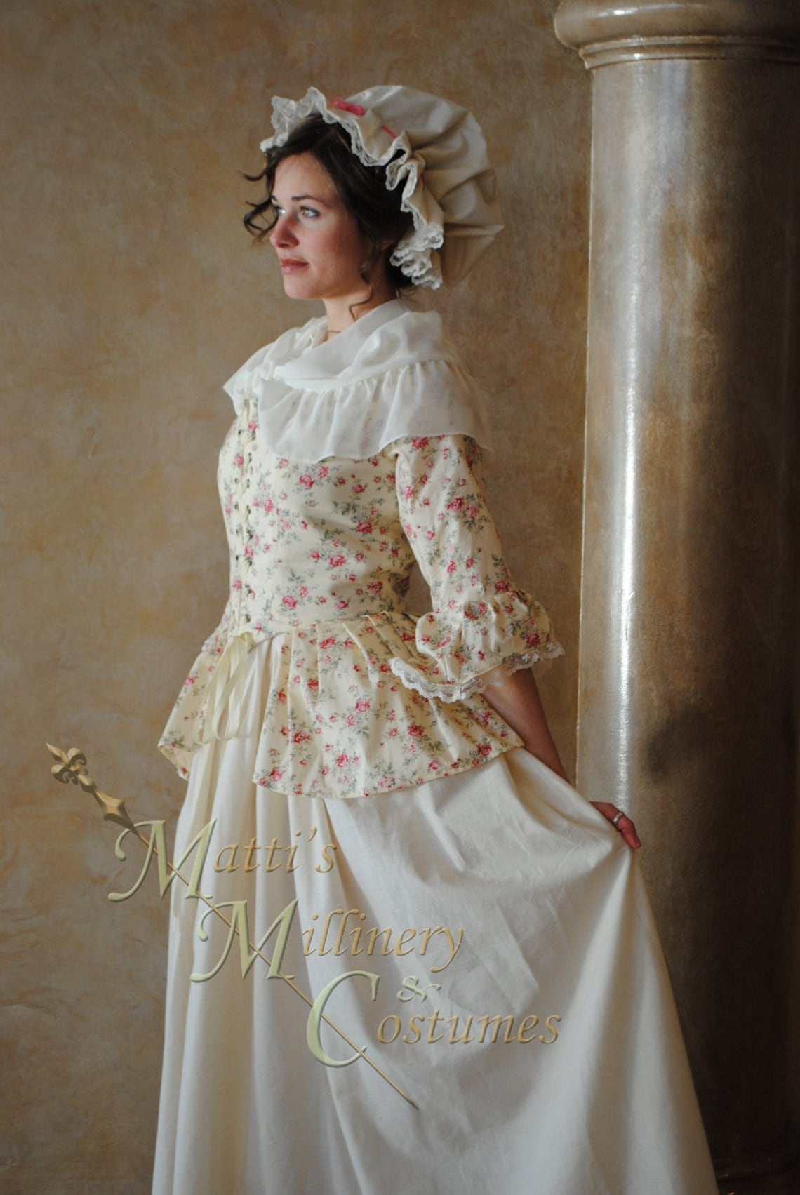 Colonial 18th Century Abigail Adams Dress Gown late 1700s Day | Etsy