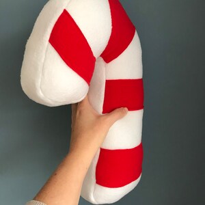 Candy Cane Cushion Pillow. Pink Christmas Cushion. Perfect to Make Any ...