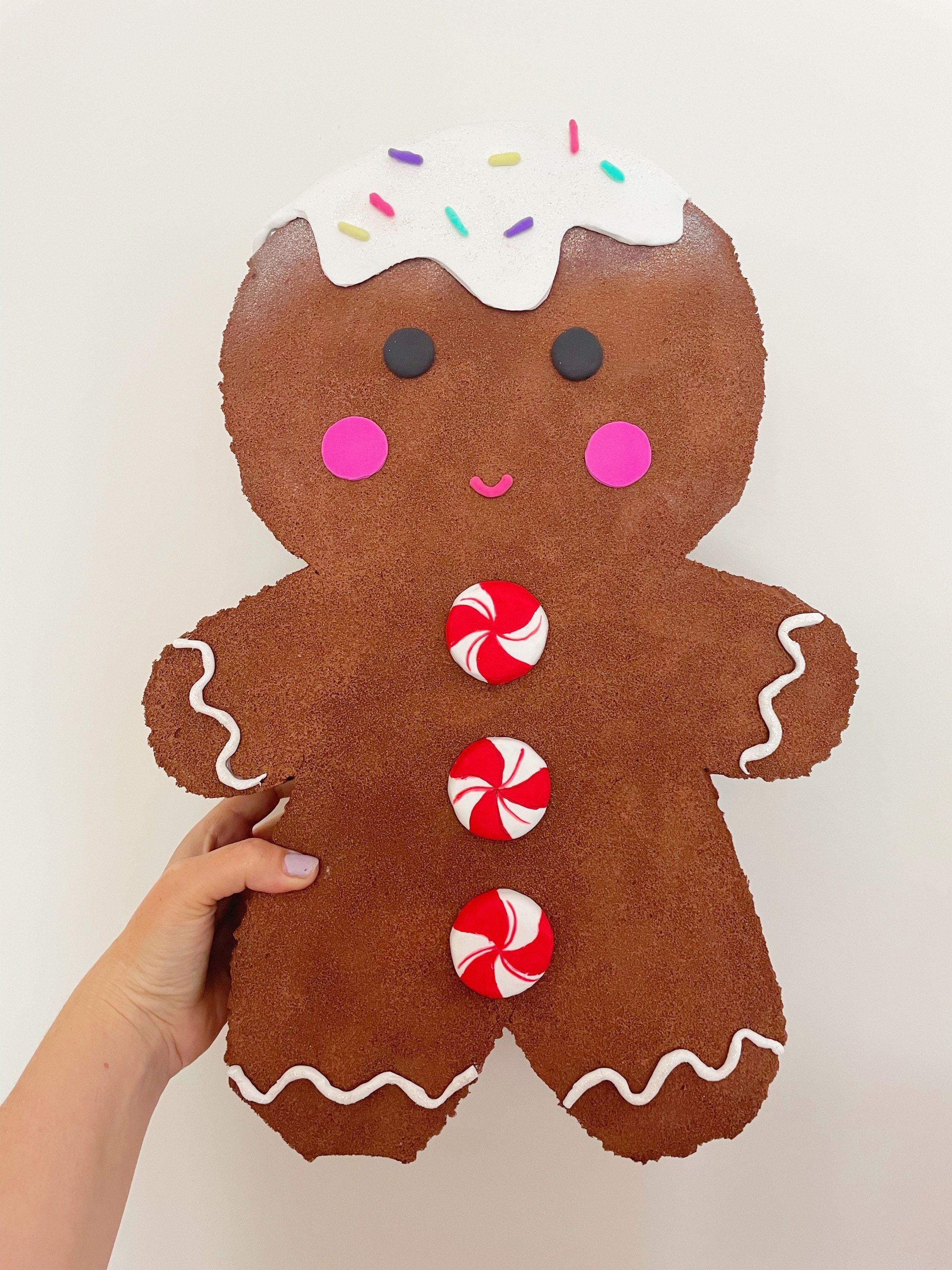 Giant Gingerbread Man Fake Bake, Christmas Decoration. Candyland Decor ...