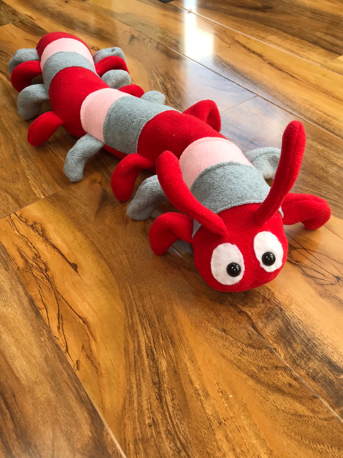 Giant centipede insect plush softie toy handmadeCE marked. | Etsy