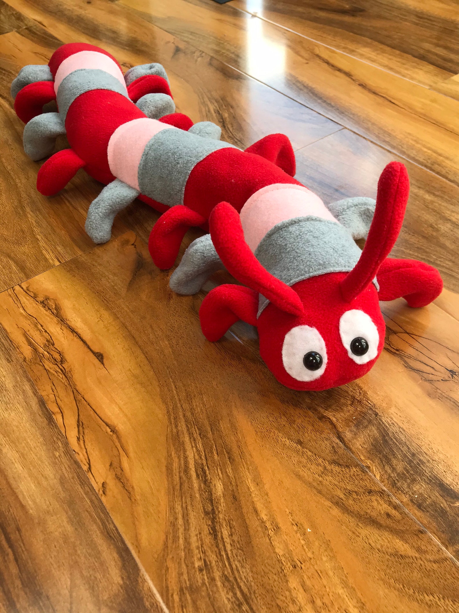 Giant centipede insect plush softie toy handmadeCE marked. | Etsy