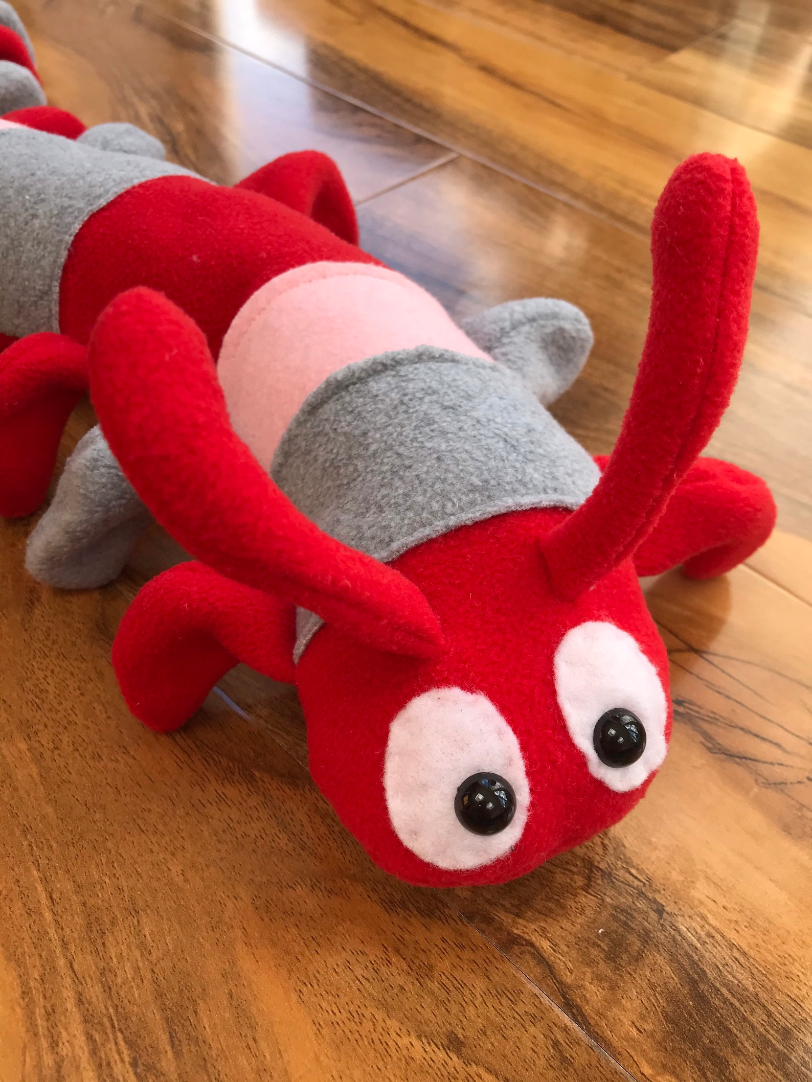 Giant centipede insect plush softie toy handmadeCE marked. | Etsy