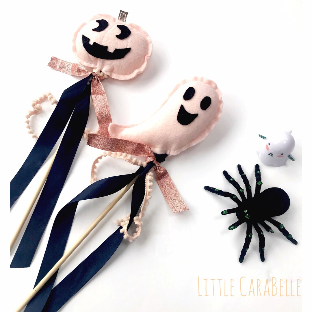 Ghost Spooky Halloween Personalised Wand With Ribbons. Perfect for ...