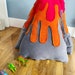 Giant Volcano Felt Toy, Dinosaur Play, Pretend Play, Playroom, Boys ...