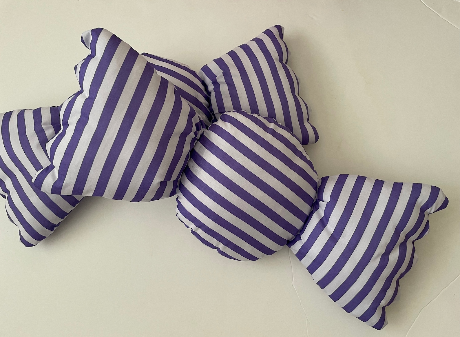 Candy Sweet Cushion Pillow. Soft & Bright Stripe Candy Sweetie - Etsy ...