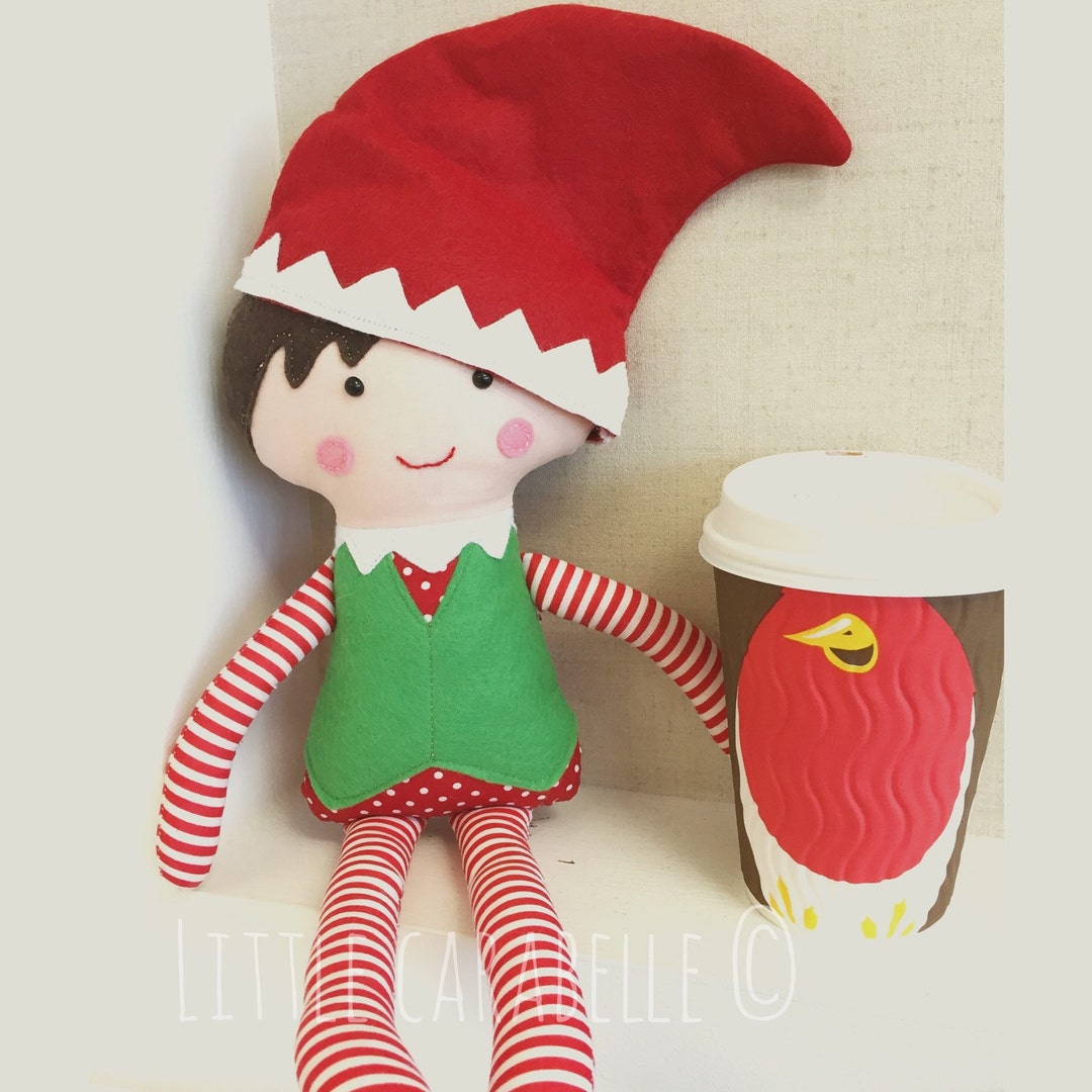 Christmas Elf Handmade Doll. Ce Tested and Perfect for Play - Etsy