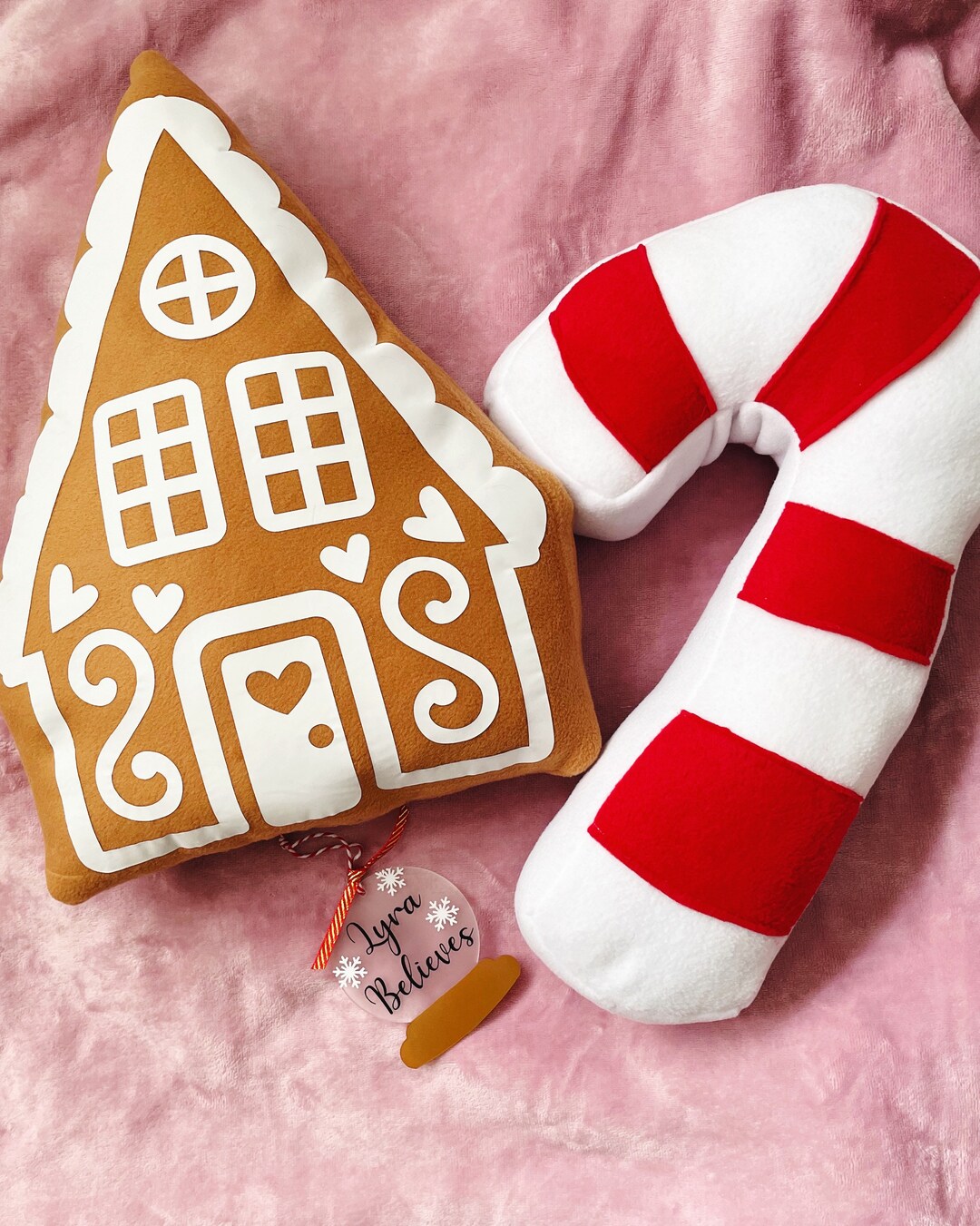 Gingerbread House Cushion Pillow. Bright Christmas Cushion. Perfect to ...