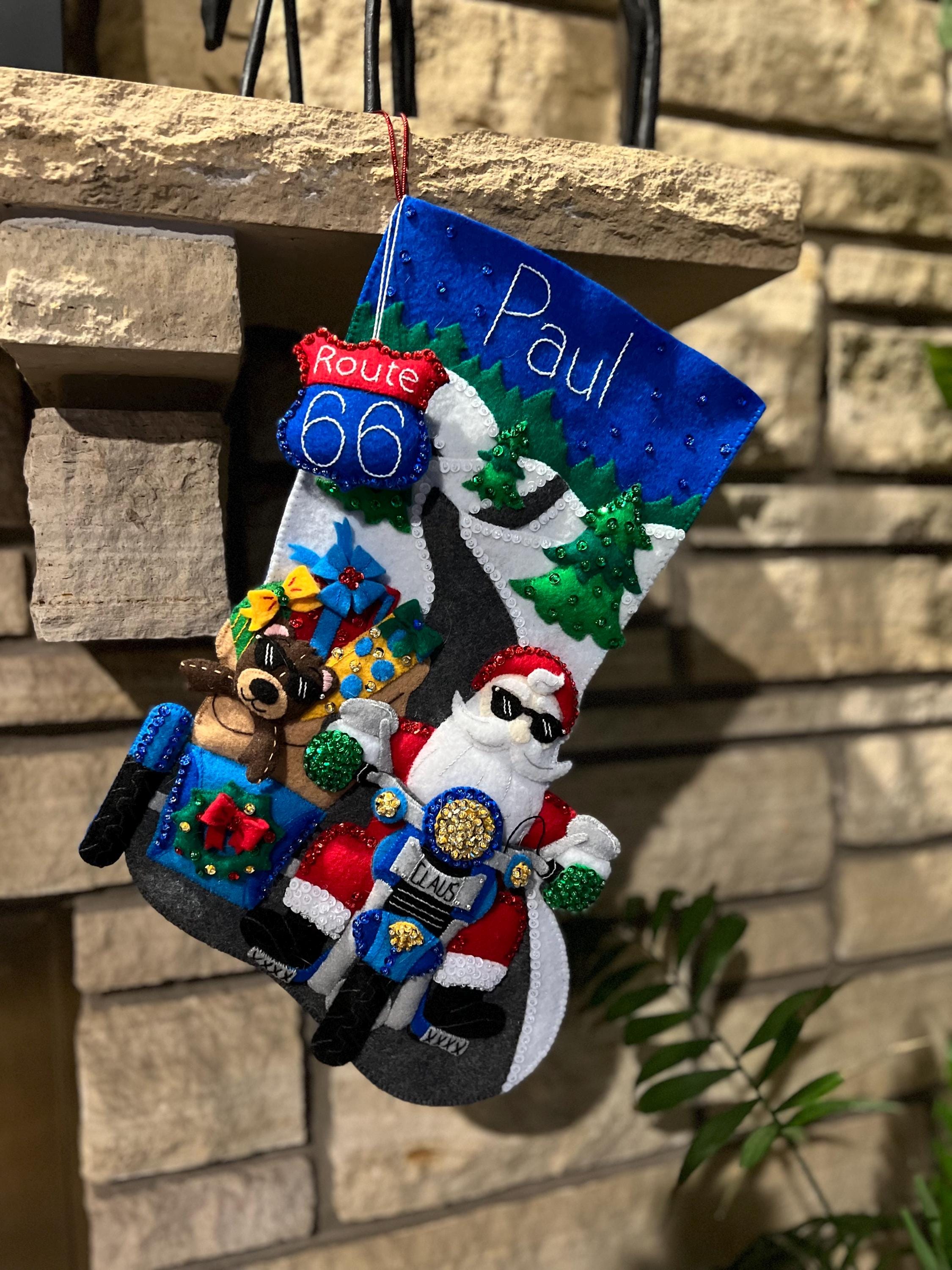 Made to Order Choose Your Own Design Bucilla Stocking Merry Stocking ...