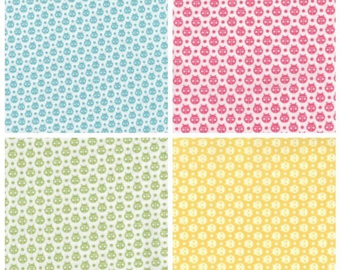 Moda Tula Pink Flutterby Ladybugs Fat Quarter Set - Etsy