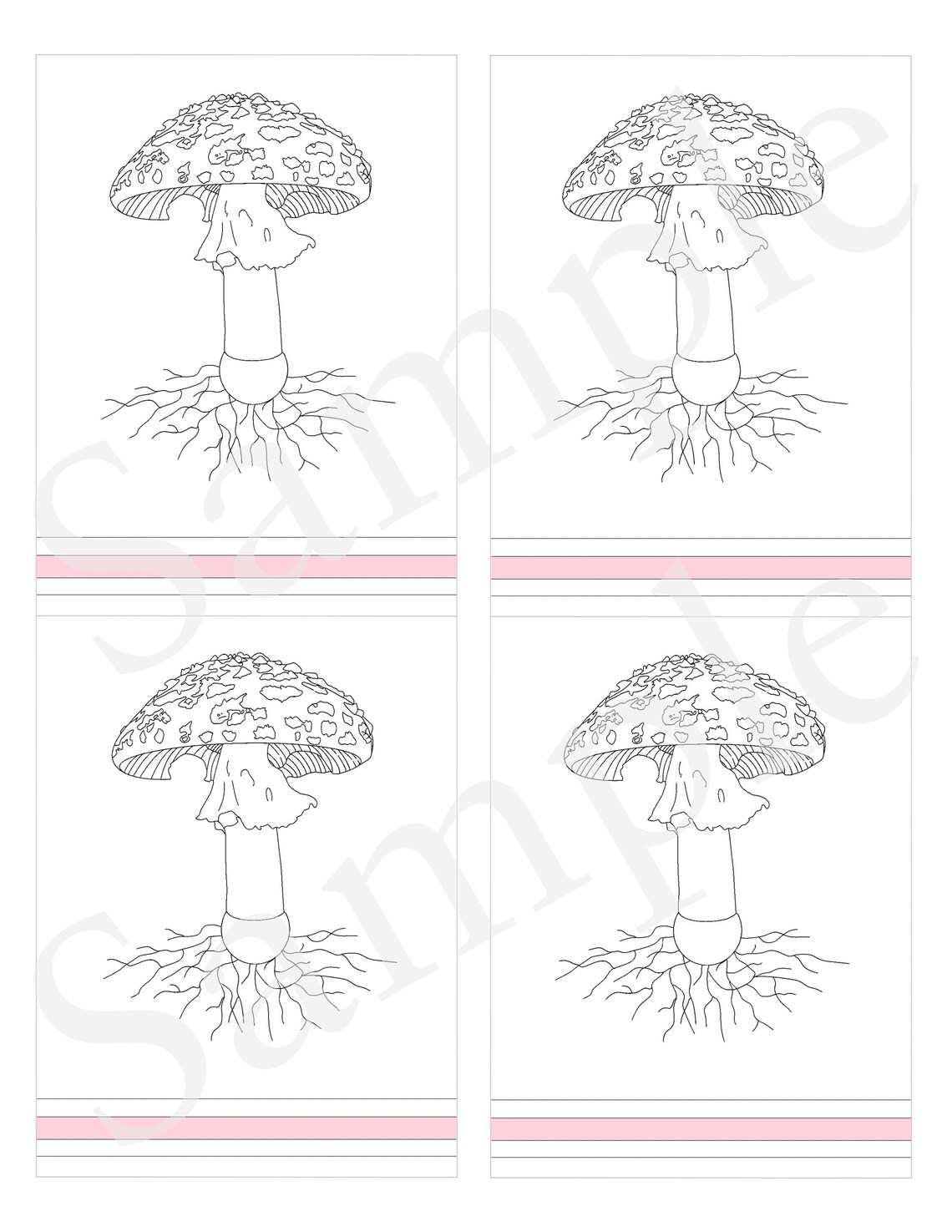 PARTS of the MUSHROOM - 3 Part Nomenclature Cards - Montessori Botany ...