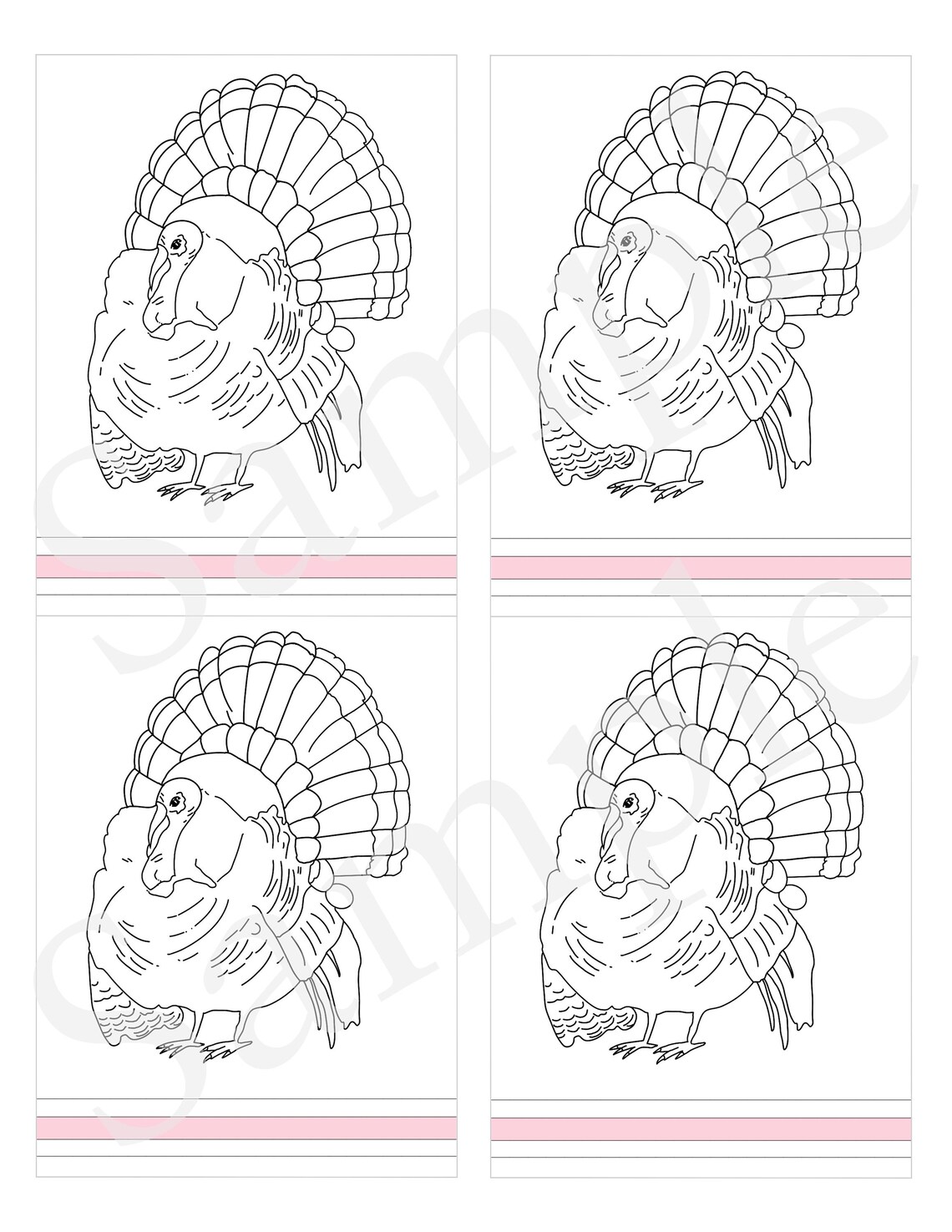 PARTS of the TURKEY - 3 Part Nomenclature Cards - Montessori Zoology ...