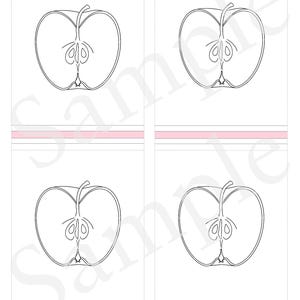 PARTS of the APPLE - 3 Part Nomenclature Cards - Montessori Botany ...