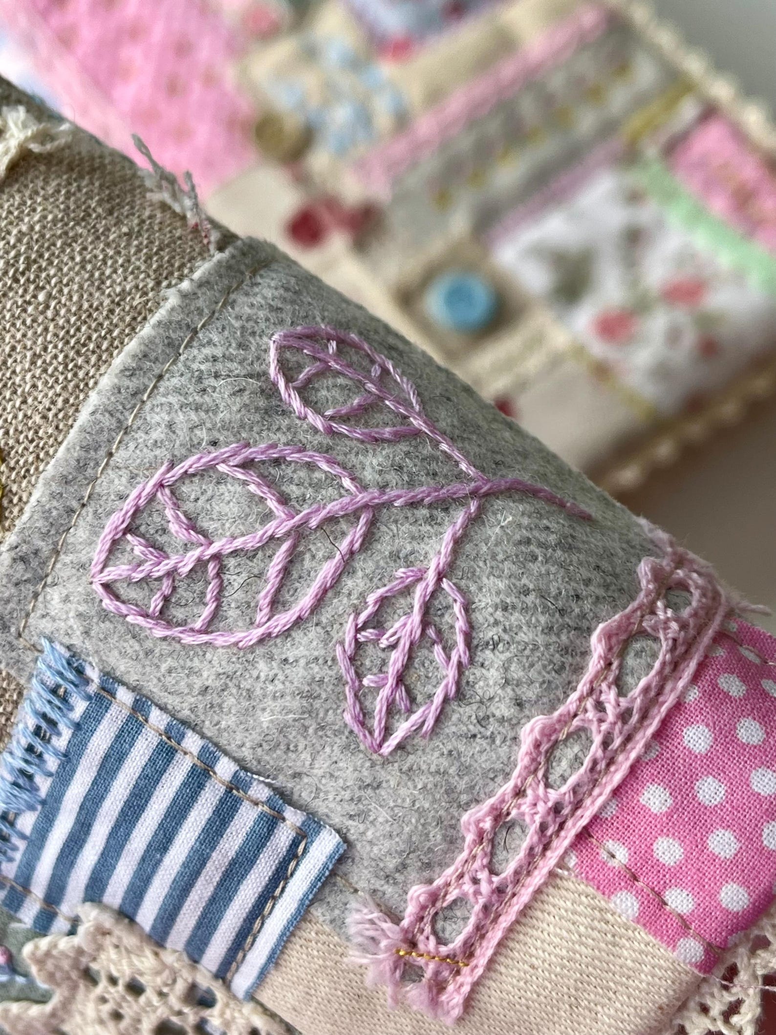 Art Patchwork Book Cover/beautiful Handcrafted Journal Case/hand ...