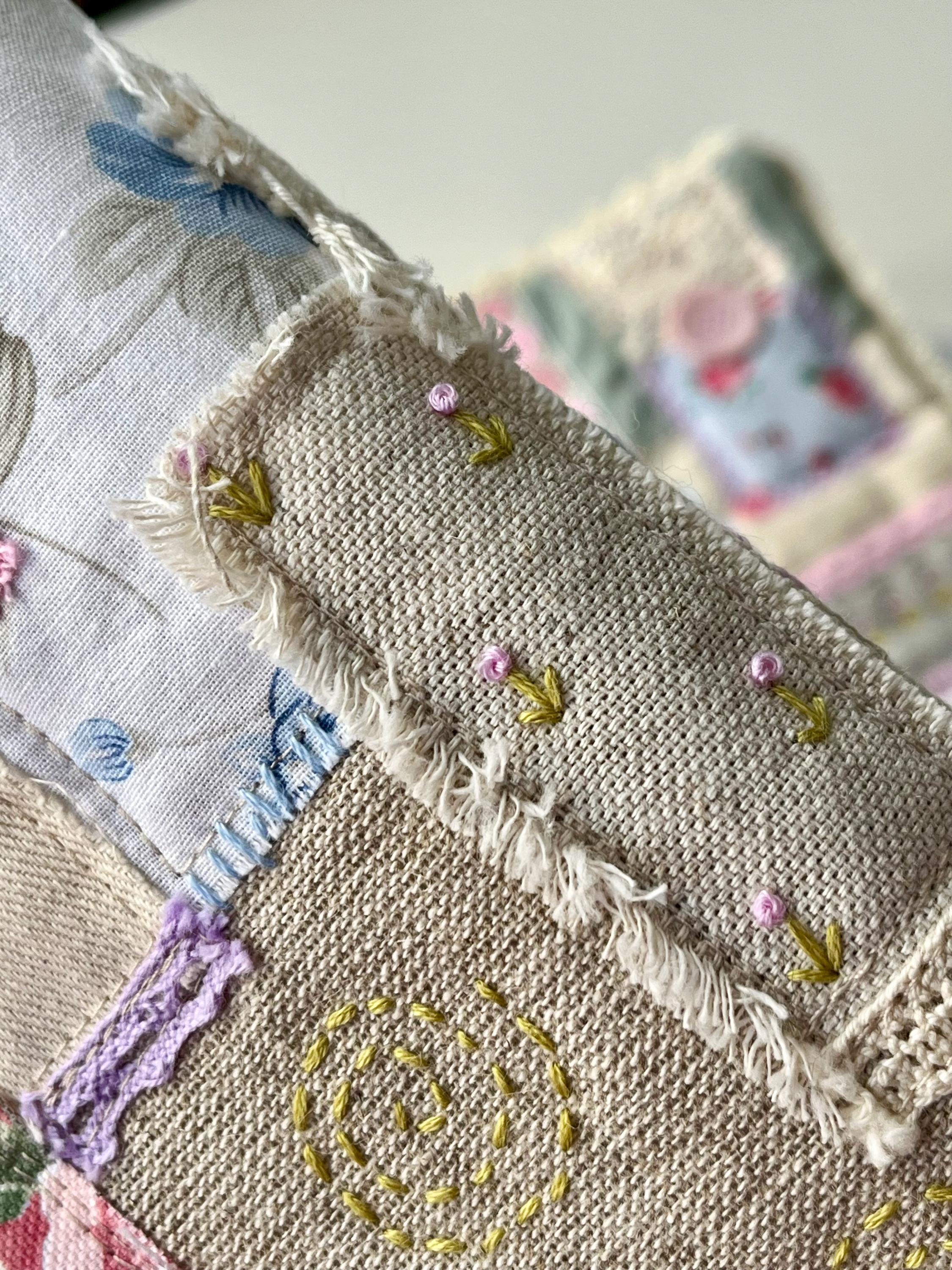 Art Patchwork Book Cover/beautiful Handcrafted Journal Case/hand ...