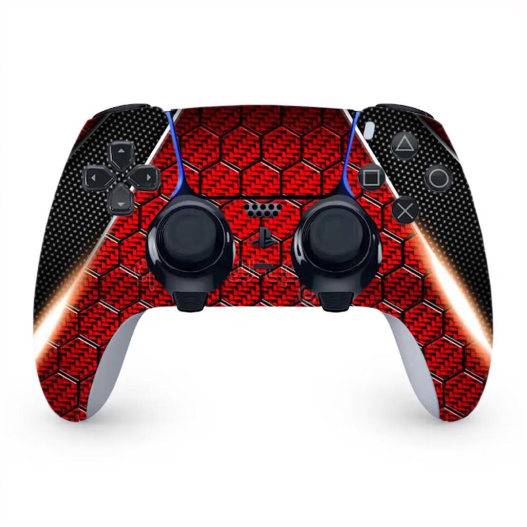 Red Hex Carbon Fiber Skin for PS5 Edge Controller - Etsy