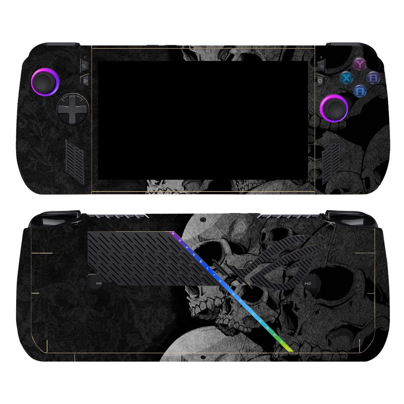 ROG Ally X Skull Skin: Gothic Black Matte Vinyl Decal - Etsy