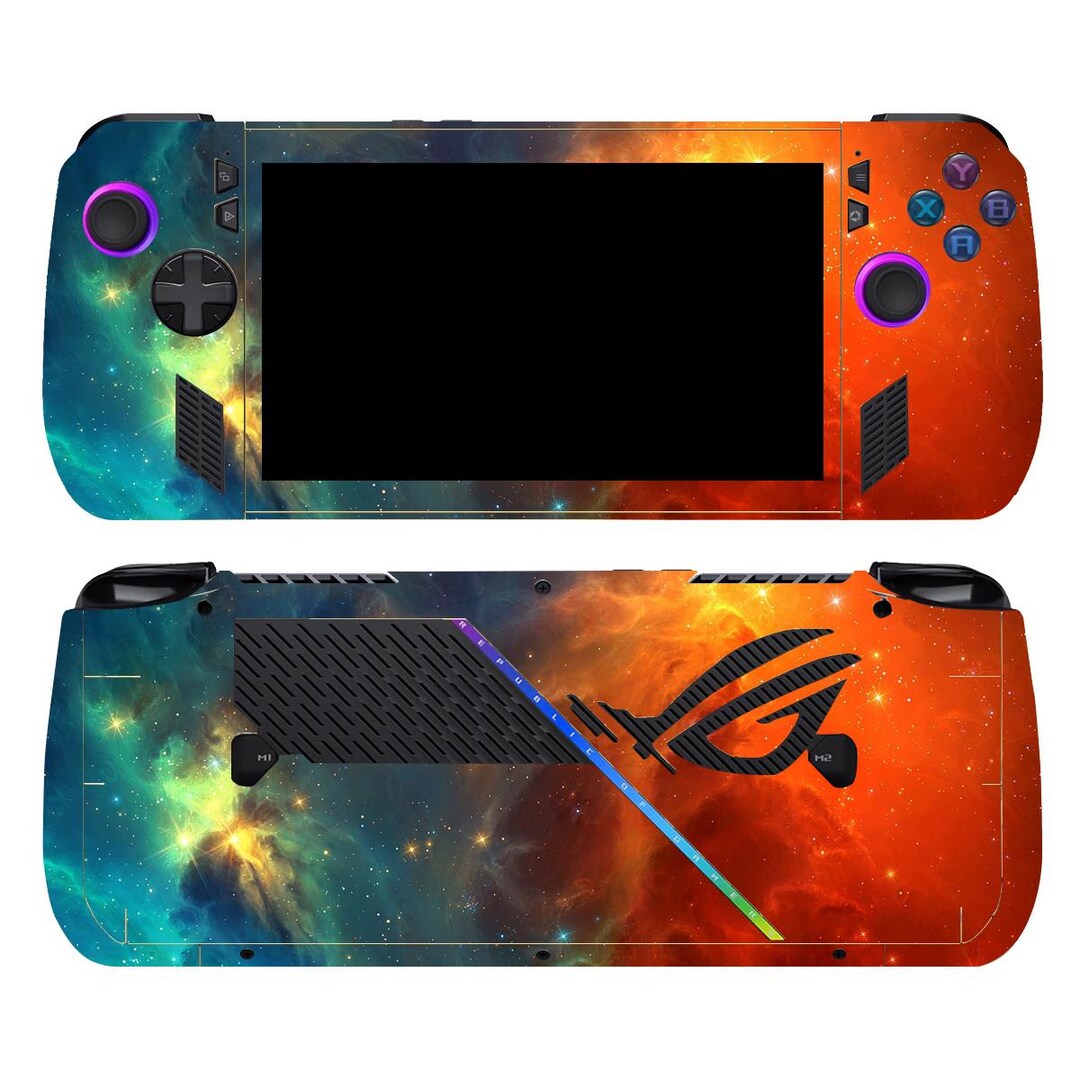 Rog Ally X Skin Game Console Vinyl Decal - Asus Cosmic Rog Ally Galaxy ...