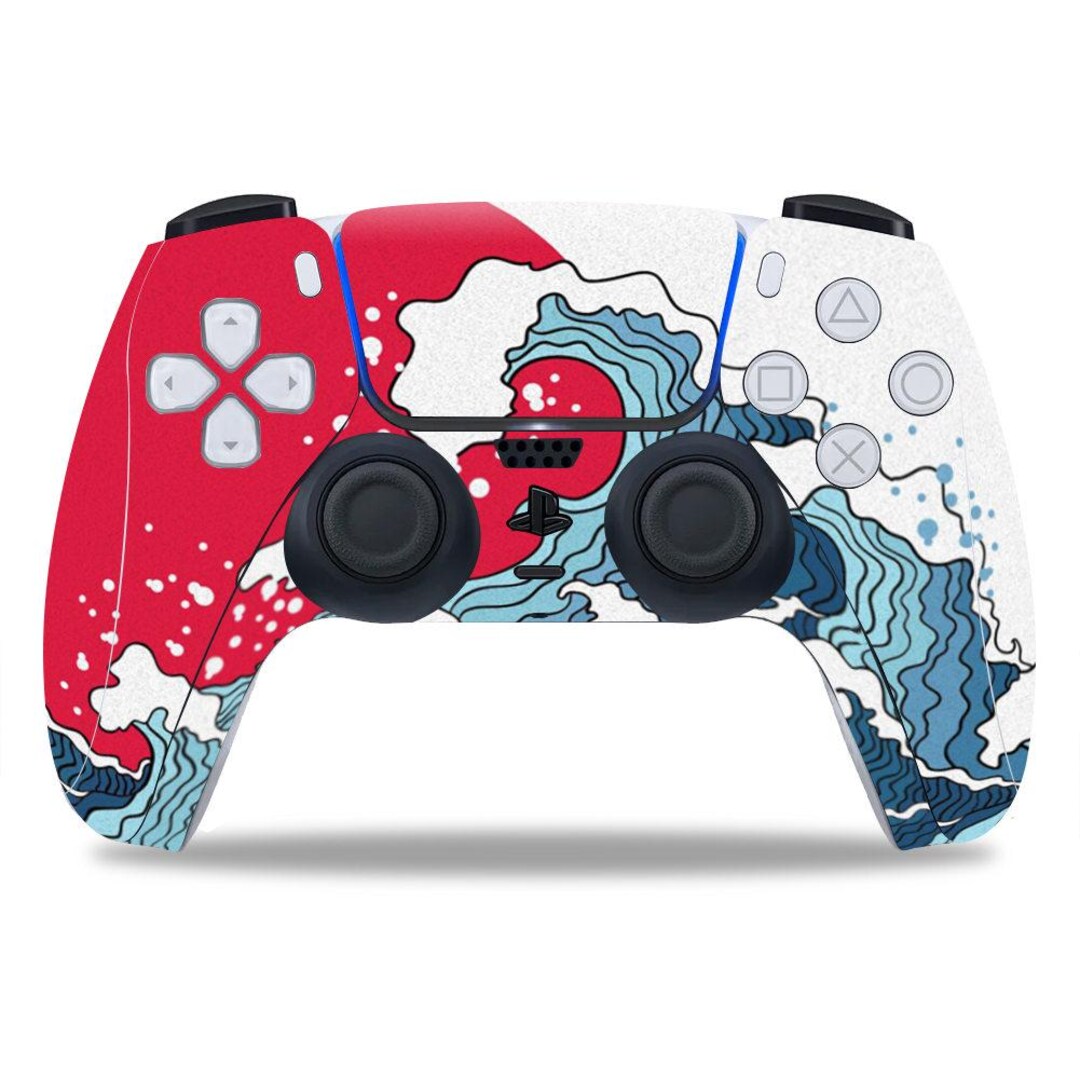Ps5 Controller Hokusai Vinyl Decal Wrap – Dual Sense Ocean Wave ...