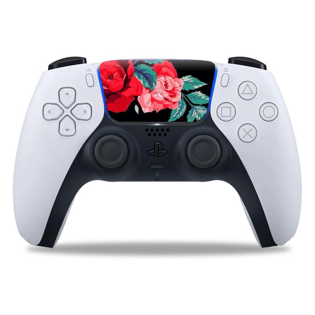 PS5 Controller Touchpad Skin – Floral Design Vinyl Decal, Protective ...